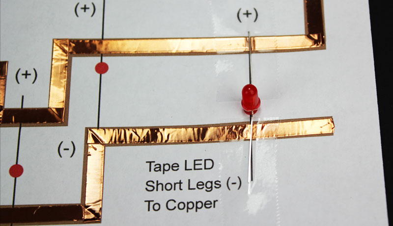 Christmas Light-up Cards w/ Paper Circuits | STEM Makerspace Projects