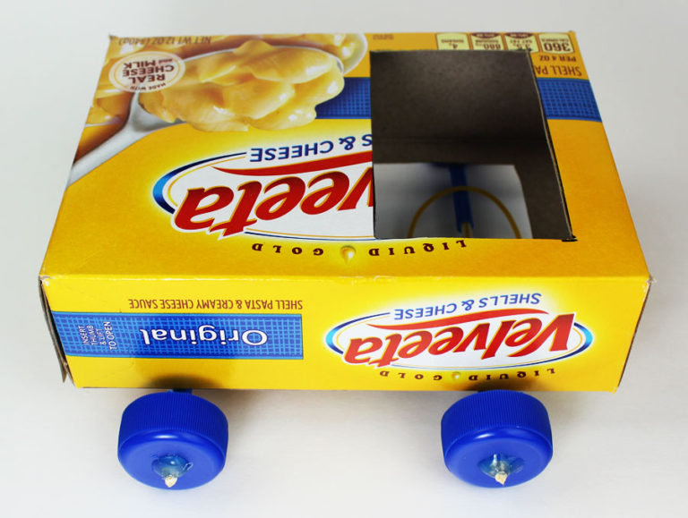 Make a Simple Battery Powered DIY Car - Science Fair / Makerspace