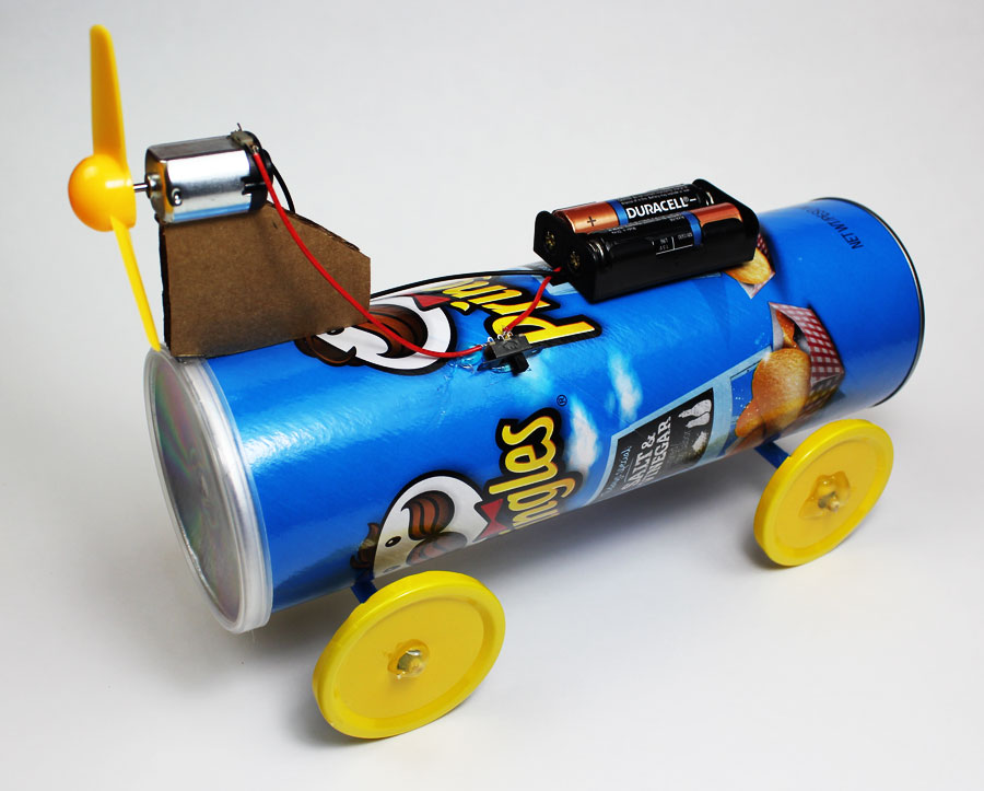 Battery Powered Propeller Car | STEAM / Makerspace Project