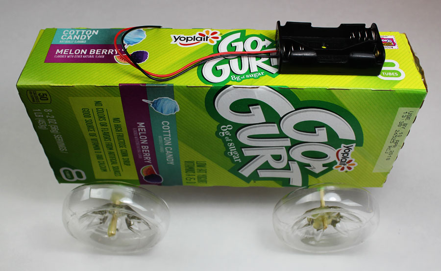 DIY Mini Electric Battery Car Project - Makerspace Tutorial