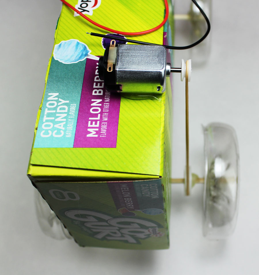 DIY Mini Electric Battery Car Project - Makerspace Tutorial