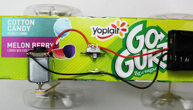 DIY Mini Electric Battery Car Project - Makerspace Tutorial