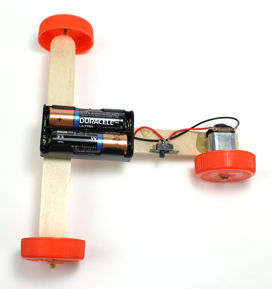 Super Simple STEM Battery Car | Makerspace Project Tutorial