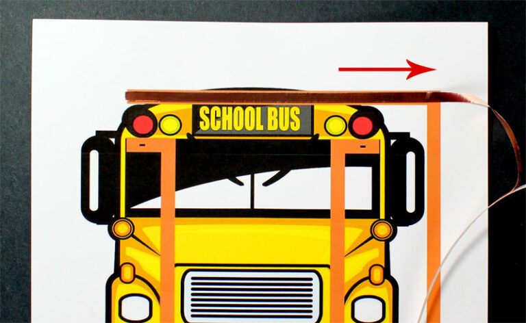 Paper Circuit School Bus - Makerspaces.com