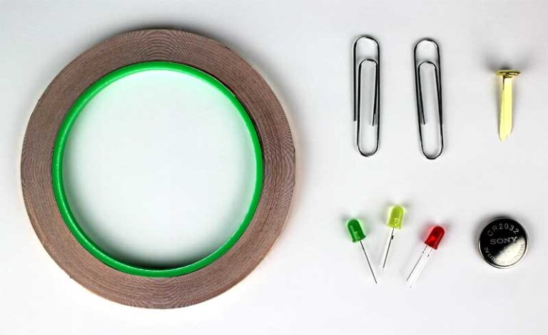 Paper Circuit Paper Clip Switch - Makerspaces.com