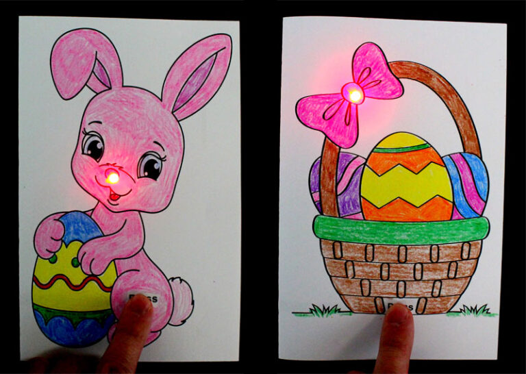 Make Paper Circuits For Easter - Makerspaces.com