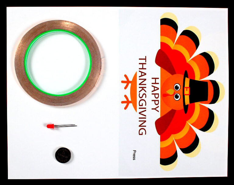 Paper Circuits For Thanksgiving | STEM PROJECT - Makerspaces.com
